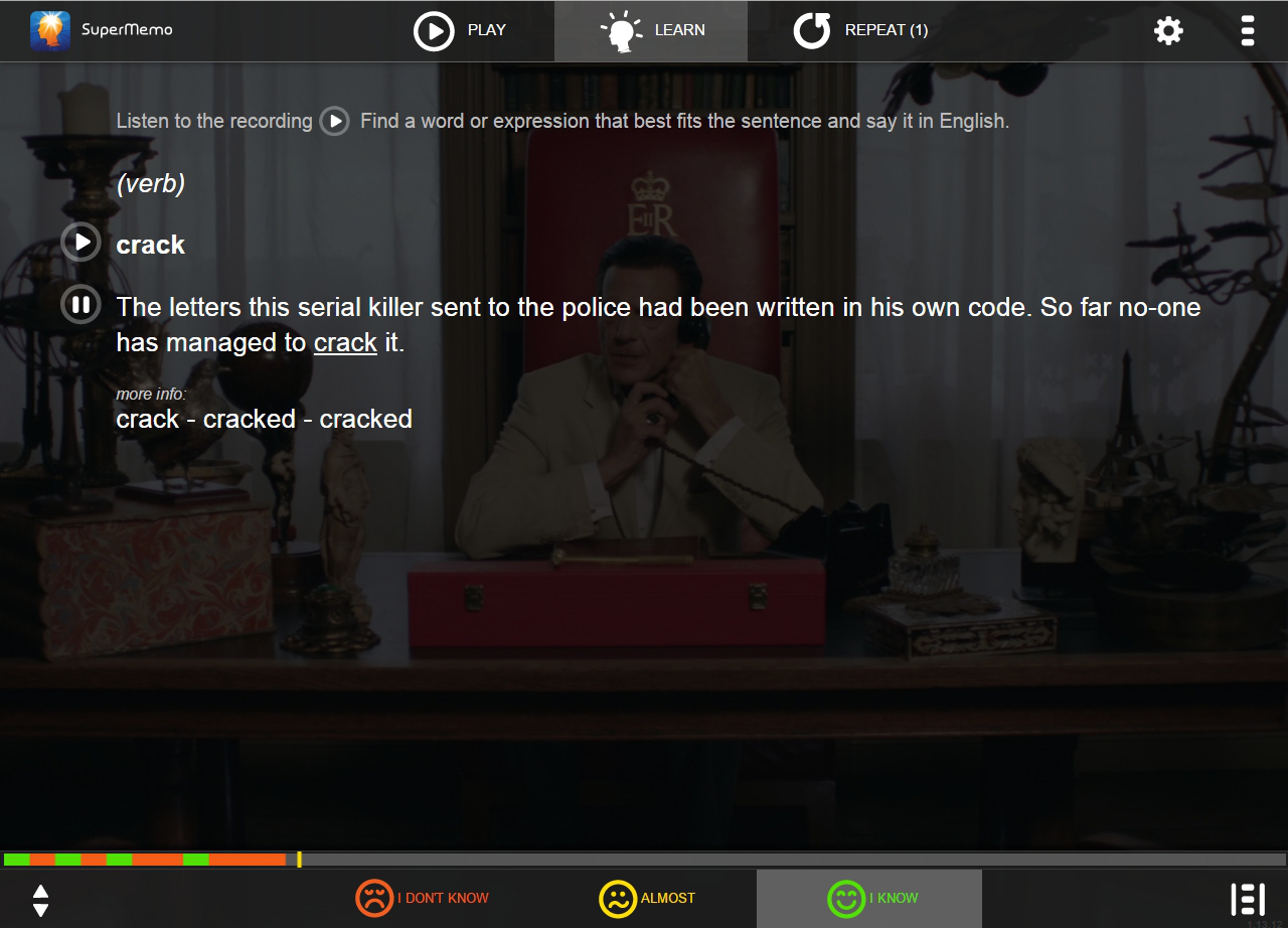 New vocabulary from interactive dialogues | Olive Green